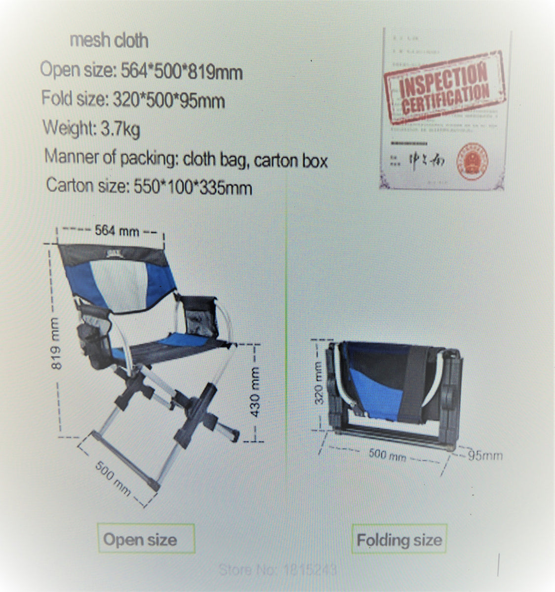 Chair - BRS-D3A – Werevr 4x4 Accessories